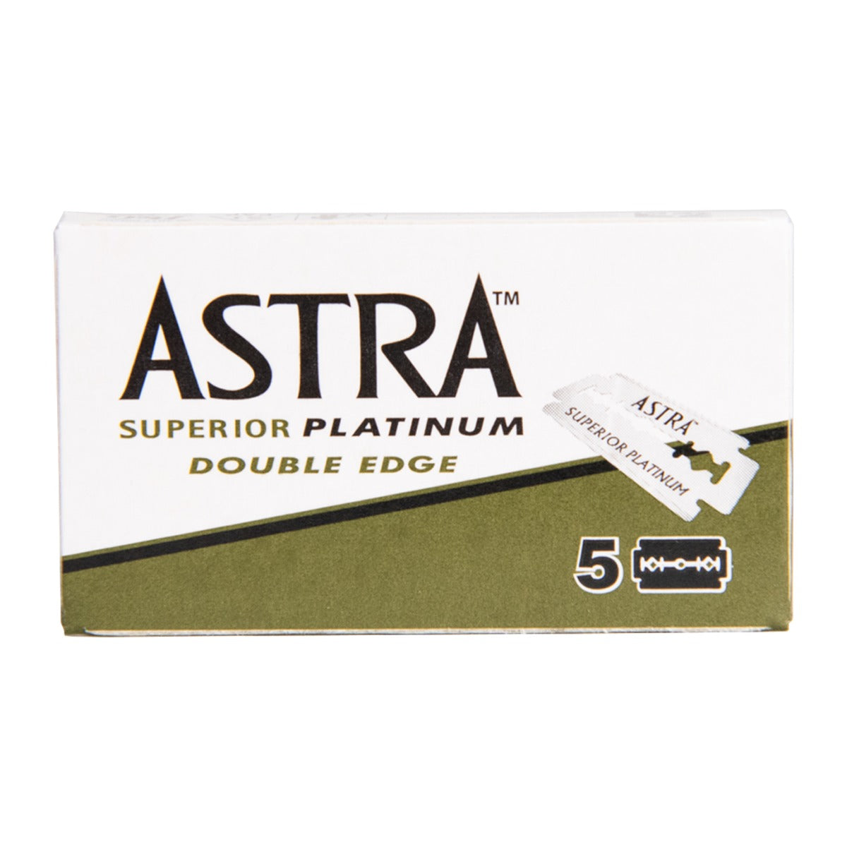 Astra Superior Platinum Double Edge Razor Blades 5 Blades Green Pack – NOAH